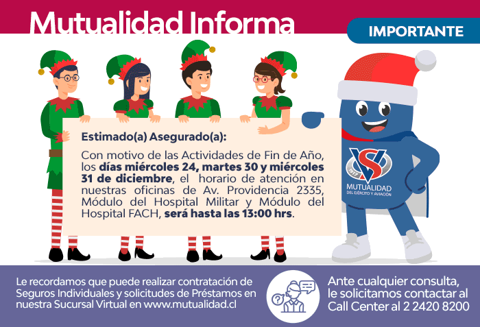 Mutualidad del Ejército y Aviación de Chile – Sitio Web